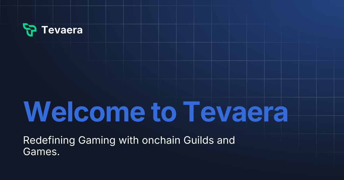 Welcome to Tevaera | Tevaera